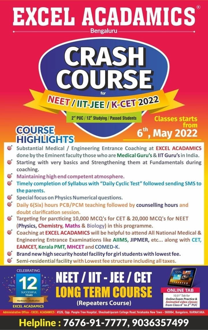 NEET Crash Course in Bangalore_NEET 2022 - Neet Coaching